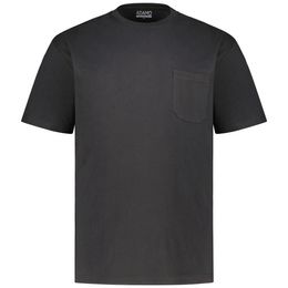 Gro&szlig;e Gr&ouml;&szlig;en ADAMO Basic T-Shirt mit Brusttasche Farbe schwarz Gr&ouml;&szlig;e: 3XL