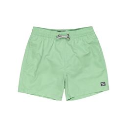 Billabong Kinder Badeshorts "All Day Layback", gr&uuml;n, Gr. S, 100% Polyester, Badehosen