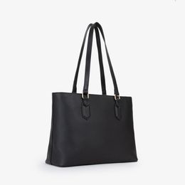 Valentino Handbags VALENTINO BAGS Damen Shopper "BRIXTON"schwarz, Lederimitat, Taschen, Damen Umh&auml;ngetasche, Schultertasche mit Metall-Logo