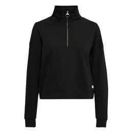oxmo Damen Troyer "Troyer OXGrete", schwarz, Gr. XXL, Obermaterial: 60% Baumwolle CO. 40% Polyester PES., Pullover
