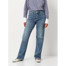 Toni Damen Straight-Jeans "Liv", blau, Gr. 36, unifarben, Denim/Jeans, Obermaterial: 98% Baumwolle, 2% Elasthan, Jeans, im Five-Pocket Style