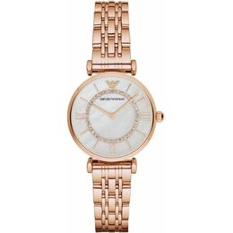 Emporio Armani Uhr Damen Gr&ouml;&szlig;e One Size rosegold / perlwei&szlig;