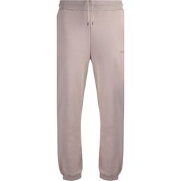 DROPSIZE Herren Jogginghose "Dropsize HEAVY NEXT GEN LOGO PRINT JOGGER"simplytaupe, Gr. S, 70% Baumwolle, 30% Polyester, Hosen