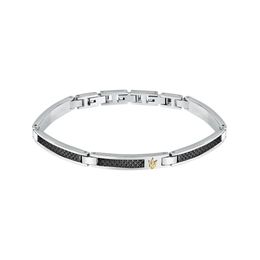 Maserati Bracelet male Black size One Size
