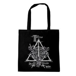 logoshirt Shopper 'The Three Brothers' Damen Gr&ouml;&szlig;e One Size schwarz / wei&szlig;