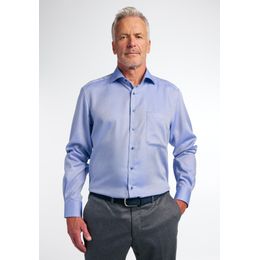 Eterna Herren Langarmhemd "COMFORT FIT", blau, Gr. 48, 100% Baumwolle, Hemden, NON IRON (b&uuml;gelfrei)
