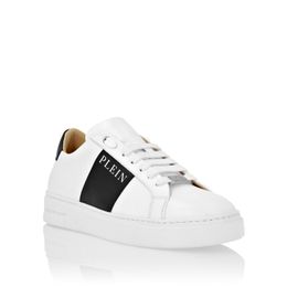Sneaker Philipp Plein "Predator", Damen, Gr. 35, Normalschaft, 0102, wei&szlig;, schwarz, Schuhe Sneaker