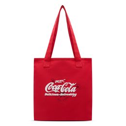 Converse Damen Shopper "CAU Converse X COCA COLA TOTE"rot, wei&szlig;, Obermaterial: 80% Baumwolle, 20% Polyester, Taschen, f&uuml;r Kinder