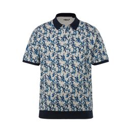 Men Plus Poloshirt Herren Gr&ouml;&szlig;e XXL marine / navy / graumeliert