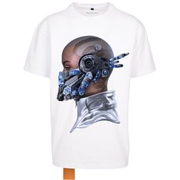 Forgotten Faces T-Shirt 'The Mask' Herren Gr&ouml;&szlig;e 4XL blau / silbergrau / schwarz / wei&szlig;