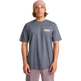 T-Shirt Billabong "Orbit Arch", Herren, Gr. M, blau (ombre blau), 100% Baumwolle, Shirts T-Shirt