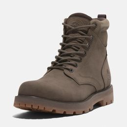 Timberland Herren Schn&uuml;rboots "BRITTON ROADMID LACE UP WATERPROOF BOOT", Gr. 47,5, braun, Leder, Synthetik, Schuhe, Winterstiefel, Schn&uuml;rstiefel,
