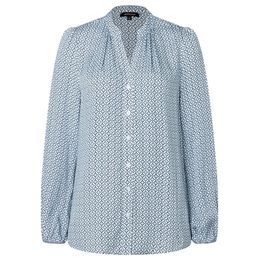 More & More MORE & MORE Bluse Damen Gr&ouml;&szlig;e XS taubenblau / hellblau / schwarz / wei&szlig;