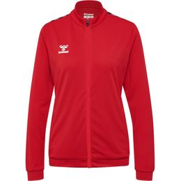 Hummel Sportsweatjacke 'Authentic' Damen Gr&ouml;&szlig;e XL dunkelrot / wei&szlig;