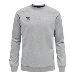 Hummel Sportsweatshirt Herren Gr&ouml;&szlig;e L grau / schwarz