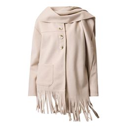 Touche Prive Mantel Damen Gr&ouml;&szlig;e S beige Wintermantel