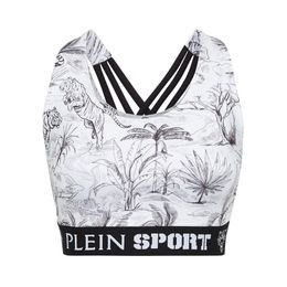 Plein Sport Sporttop Damen Gr&ouml;&szlig;e XL schwarz / wei&szlig;