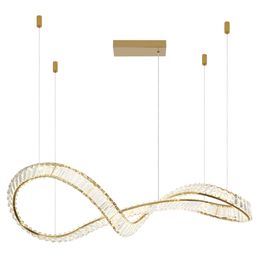 Globo LIGHTING H&auml;ngeleuchte "NEIL", H: 120cm, 1 Stk.goldfarben, Wohnzimmer, Leuchten, H&auml;ngelampe Esszimmer-Leuchte Esstischleuchte Wohnzimmer