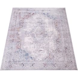 Teppich Paco Home, B:120cm H:14mm L:170cm, bunt, Polypropylen, Wohnzimmer, Teppiche, "Calabria 581", Kurzflor, Orient-Optik, Vintage Design