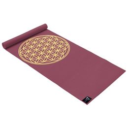 YOGISTAR.COM Yogamatte 'Basic Flower Of Life' Damen Gr&ouml;&szlig;e 7 rot
