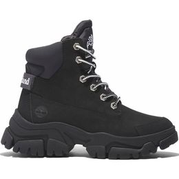 Timberland Damen Schn&uuml;rboots "Adley Way Sneaker Boot", Gr. 37, schwarz, Leder, Schuhe, Winterschuhe, Sneakerboots, Winterboots