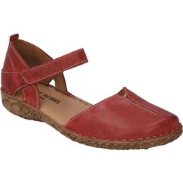 Josef Seibel Damen Sandale "Rosalie 42, rot", Gr. 36, rot, Obermaterial: 100% Rindsleder Leather cow., Schuhe