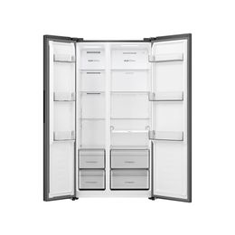 HISENSE Side-by-Side "RS3P558NEFD", B:91,1cm H:178,6cm T:61,5cm, schwarz, K&uuml;hlschr&auml;nke, MultiAirFlow-System