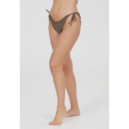 ENDURANCE ATHLECIA ATHLECIA Damen Bikini-Hose "Vanida", braun, Gr. 42, unifarben, 87% Nylon, 13% Elasthan, Badehosen, mit innovativer Quick Dry-Technologie