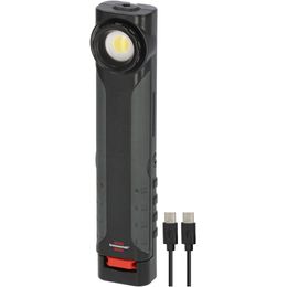 Fa.Brennenstuhl BRENNENSTUHL LED Nachtlicht "Akku LED Handlampe HL 600 AD mit Dynamo Schnellladem&ouml;glichkeit", H: 25,9cmschwarz, Leuchten