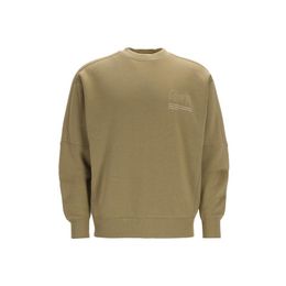CHASIN' CHASIN' Sweatshirt 'Ido' Herren Gr&ouml;&szlig;e S oliv / wei&szlig;