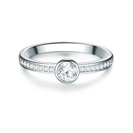Trilani Ring Damen Gr&ouml;&szlig;e 56 silber