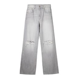 Bershka Jeans Damen Gr&ouml;&szlig;e 25/26 hellgrau
