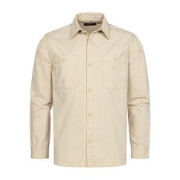 INDICODE Jeans Button Up Shirt 'Pilou' male Beige size L
