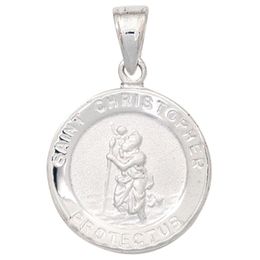Jobo Damen Kettenanh&auml;nger "Anh&auml;nger Christophorus", Silber 925 (Sterlingsilber), silber, Silber 925 (Sterlingsilber), Schmuckanh&auml;nger, 925 Silber
