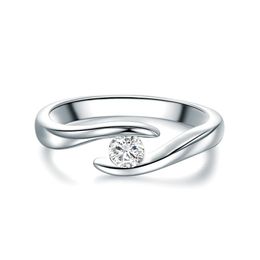 Trilani Ring Damen Gr&ouml;&szlig;e 52 silber
