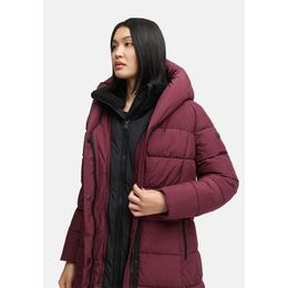 Marikoo Damen Winterjacke "Pakoraa"wine, Gr. XXL, Obermaterial: 100% Polyester; Futter: 100% Polyester; Wattierung: 100% Polyester; &Auml;rmelfutter: 100%