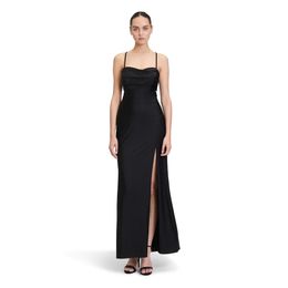 Vera Mont Damen Abendkleid "Damen mit Cut-Outs", schwarz, Gr. 36, Jersey, Obermaterial: 81% Polyamid, 19% Elasthan; Besatz: 81% Polyamid, 19%