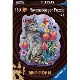 Ravensburger Kinder Puzzle "Fr&uuml;hlingskatze", bunt, B:20cm H:27cm, Puzzles, Made in Europe