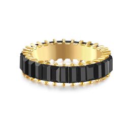 Yokoamii Ring female Gold, Black size 50