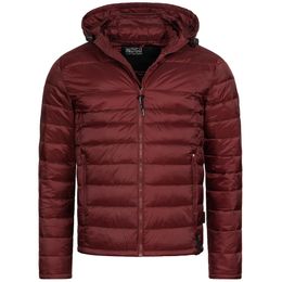 INDICODE JEANS &Uuml;bergangsjacke 'Hampshire' Herren Gr&ouml;&szlig;e XL bordeaux
