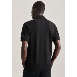 Seidensticker Herren Poloshirt, schwarz, Gr. XL, unifarben, 100% Baumwolle, Shirts, Polo Uni