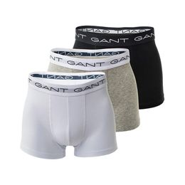 Gant Boxershorts Herren Gr&ouml;&szlig;e M graumeliert / schwarz / wei&szlig;