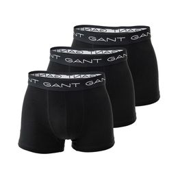 Gant Boxershorts Herren Gr&ouml;&szlig;e S schwarz / wei&szlig;