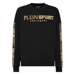 Plein Sport Herren Sweatshirt "Sweatshirt"0294, schwarz, lightgold, Gr. XXL, Obermaterial: 88% Baumwolle, 12% Polyester, Sweatshirts