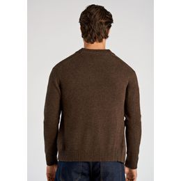 LINDBERGH Herren Cardigan "LINDBERGH Cardigan"dk braun mel, Gr. M, Obermaterial: 80% Lammwolle, 20% Nylon, Strickjacken
