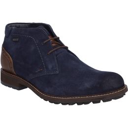 Josef Seibel Herren Stiefelette "Jasper 51, jeans-kombi", Gr. 40, blau, Obermaterial: 100% Rindsleder Leather cow., Schuhe