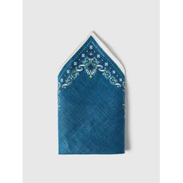 Selected Pocket Square male Blue size One Size