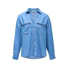 Salsa Jeans Bluse Damen Gr&ouml;&szlig;e S blau
