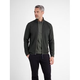 Lerros Herren Sweatjacke "SELA"nordic olive, Gr. XXL, unifarben, Sweatware, Obermaterial: 90% Baumwolle, 10% Polyester, Sweatjacken, mit