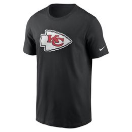 Nike Damen T-Shirt "Nike T-Shirt Kansas City Chiefs Nike Logo Essential", schwarz, Gr. XXXL, 100% Baumwolle, Shirts